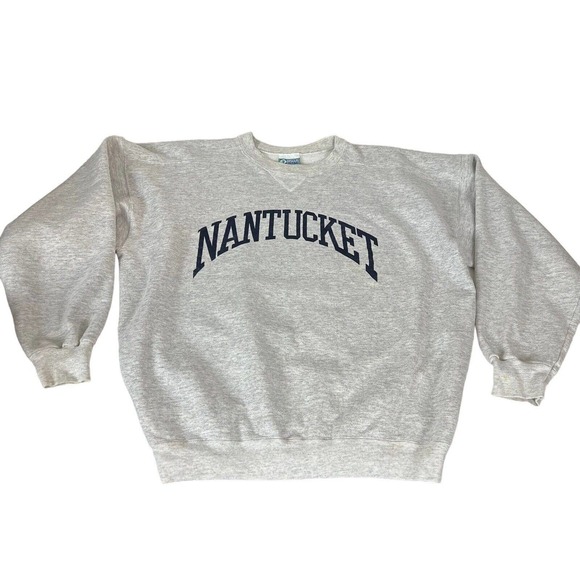 Tultex | Shirts | Vintage Nantucket Tultex Sweater Adult Extra Large Pullover Sweatshirt 9s Usa ...
